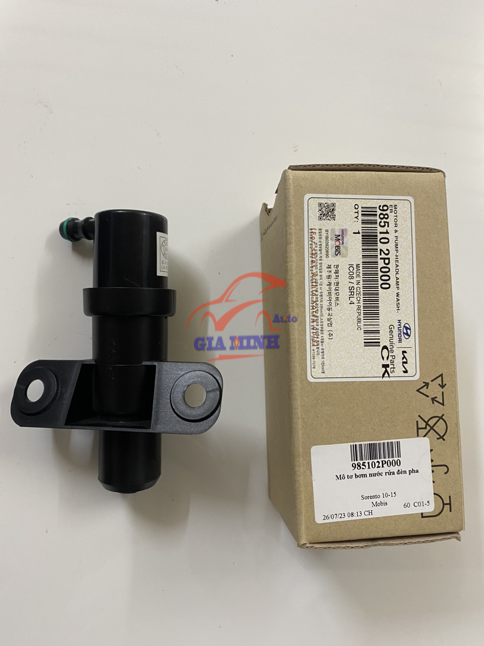 MÔ TƠ BƠM NƯỚC RỬA ĐÈN PHA HYUNDAI SANTAFE, KIA SORENTO - Phụ tùng ô tô ...